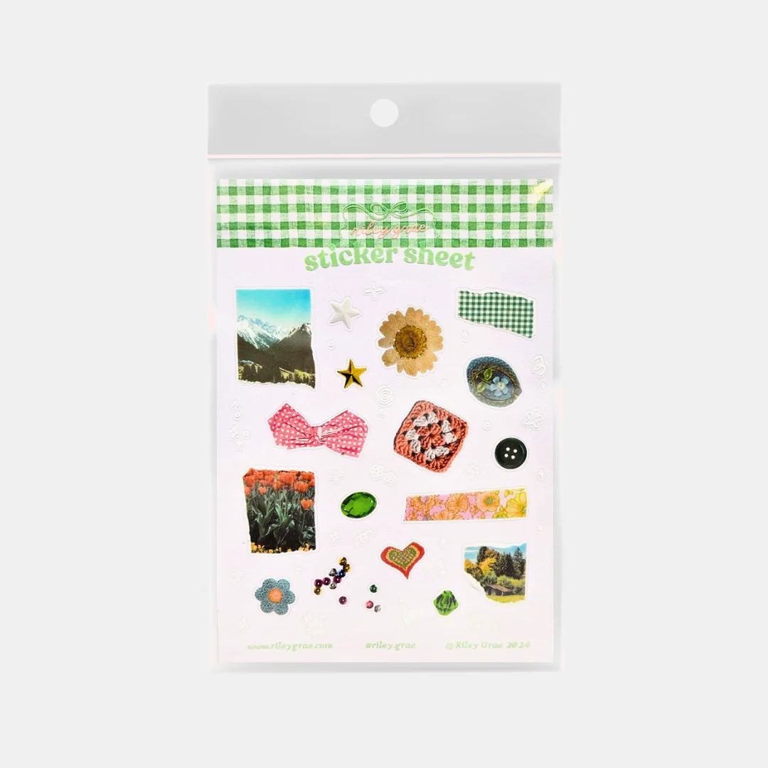 Scrapbook Sticker Sheet – Cahier | Stationery & Life Goods