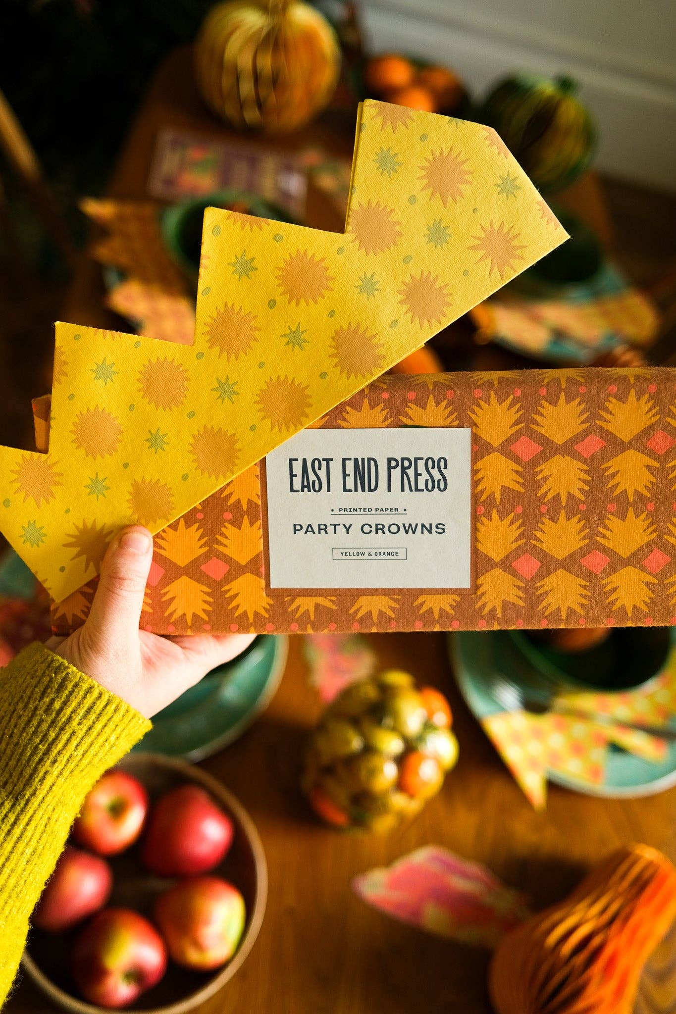 Yellow Paper Crowns Set – Cahier | Stationery & Life Goods